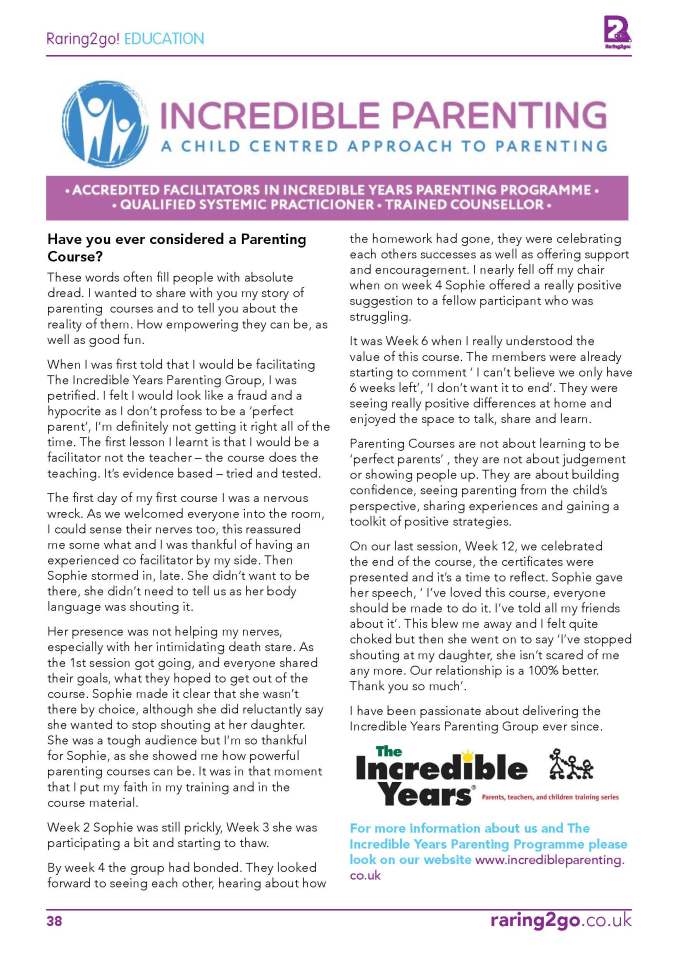 Reflections on The Incredible Years® Parenting Course | The IY® Blog